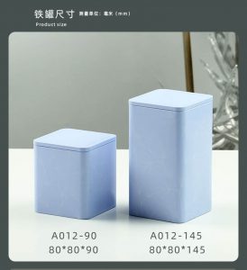 Square Candle Tins | Square Candle Tins Wholesale | FLYTINBOTTLE
