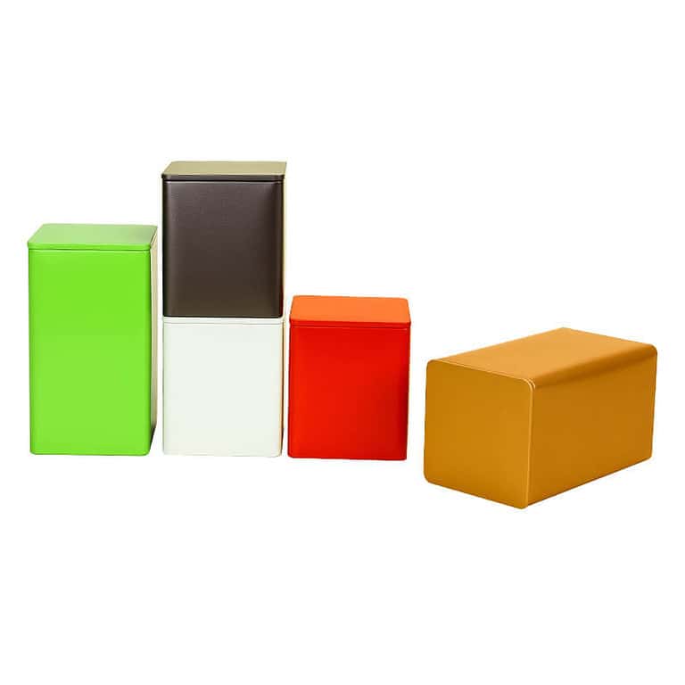 Square Tea Tins | Square Tea Tins Supplier | FLYTINBOTTLE