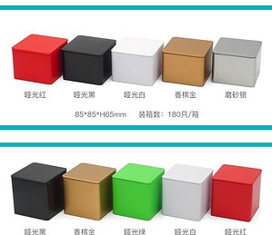 Square Candle Tins | Square Candle Tins Wholesale | FLYTINBOTTLE