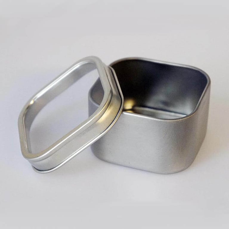 Square Candle Tins | Square Candle Tins Wholesale | FLYTINBOTTLE