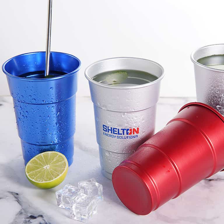 Aluminum Cups Colored | Color Changing Aluminum Cups | FLYTINBOTTLE