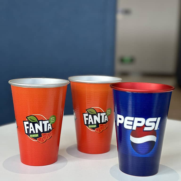 Aluminum Cups Colored | Color Changing Aluminum Cups | FLYTINBOTTLE
