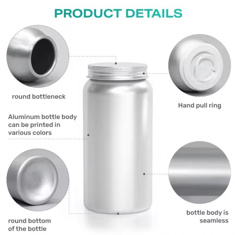 Botella de cápsula de aluminio | Botella de medicina de aluminio ...