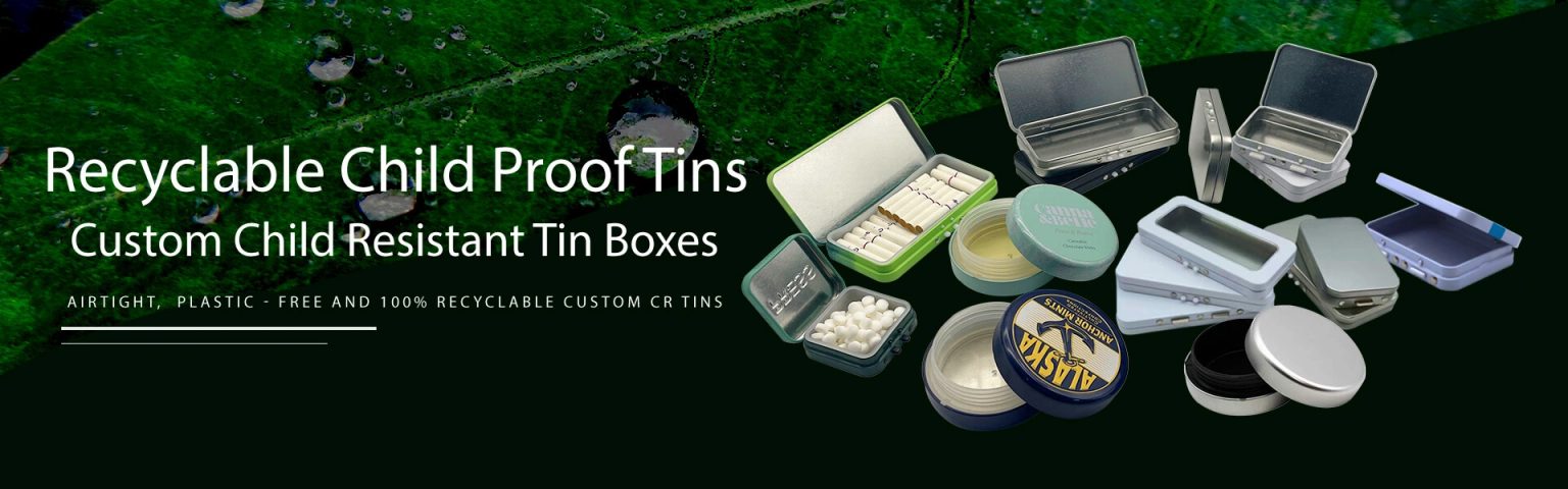 Child Resistant Tins | Childproof Tins | FLYTINBOTTLE